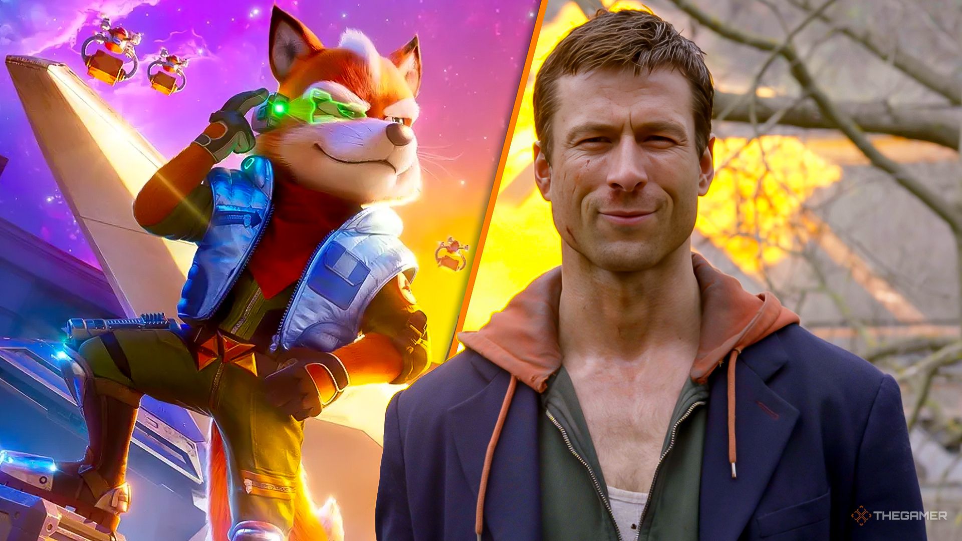Glen Powell cast as Fox McCloud in Super Mario Galaxy movie
