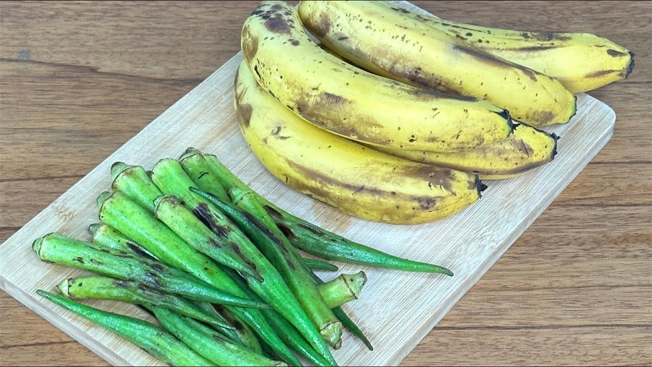 Como fazer vinagre de banana caseiro + conserva de quiabo perfeita!