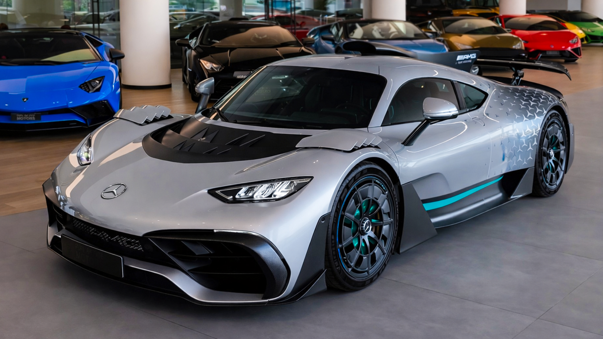 Mercedes AMG One $3,000,000 presented in Dubai space