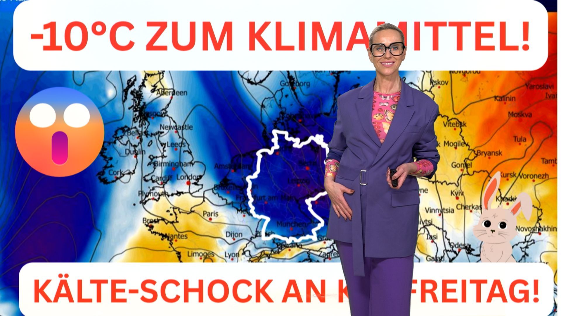 Arktik-Schock an Karfreitag! Wetterkarten zeigen 10 Grad unter ...
