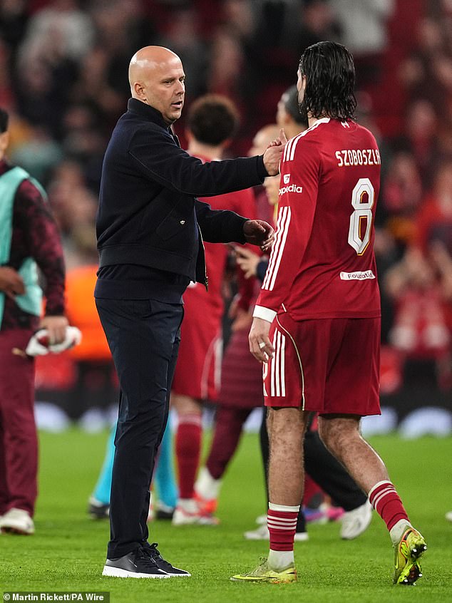 Hungary coach fires dig at Liverpool manager Arne Slot over Dominik ...