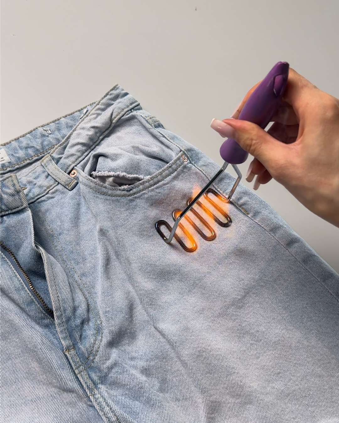 Custom jeans, coming through 👖