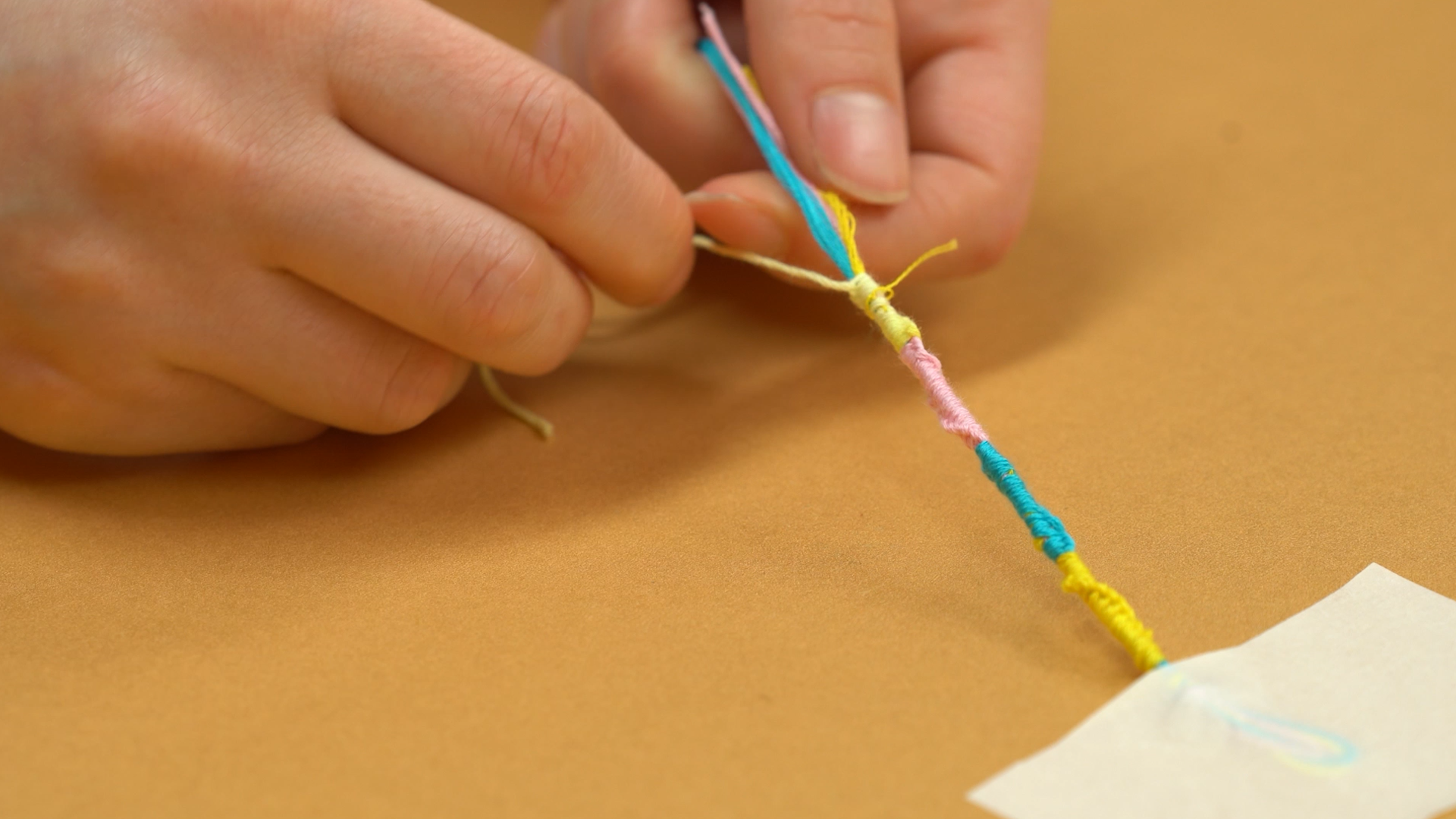 Handmade friendship bracelets step-by-step