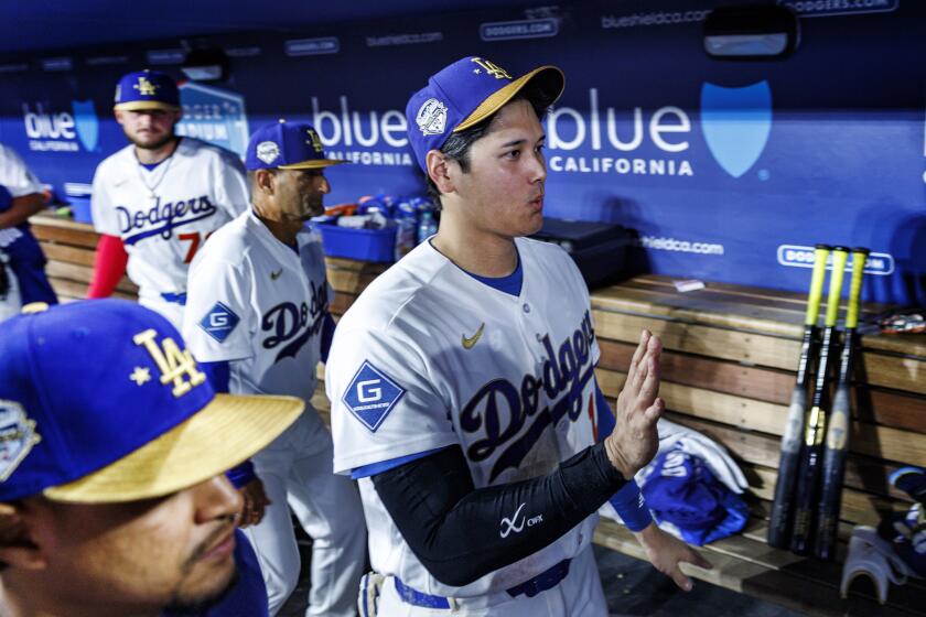 Letters to sports: Bill Plaschke's Dodgers prediction is a winner to some