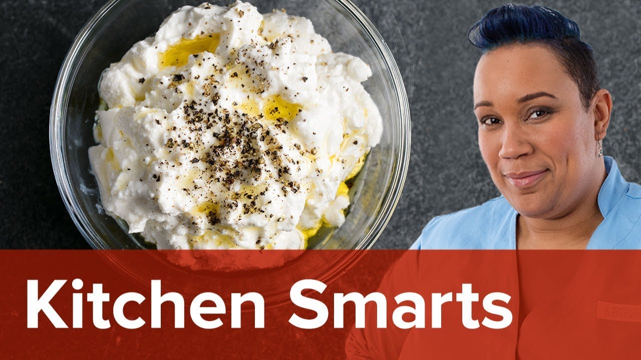 The easiest way to make fresh ricotta cheese at home