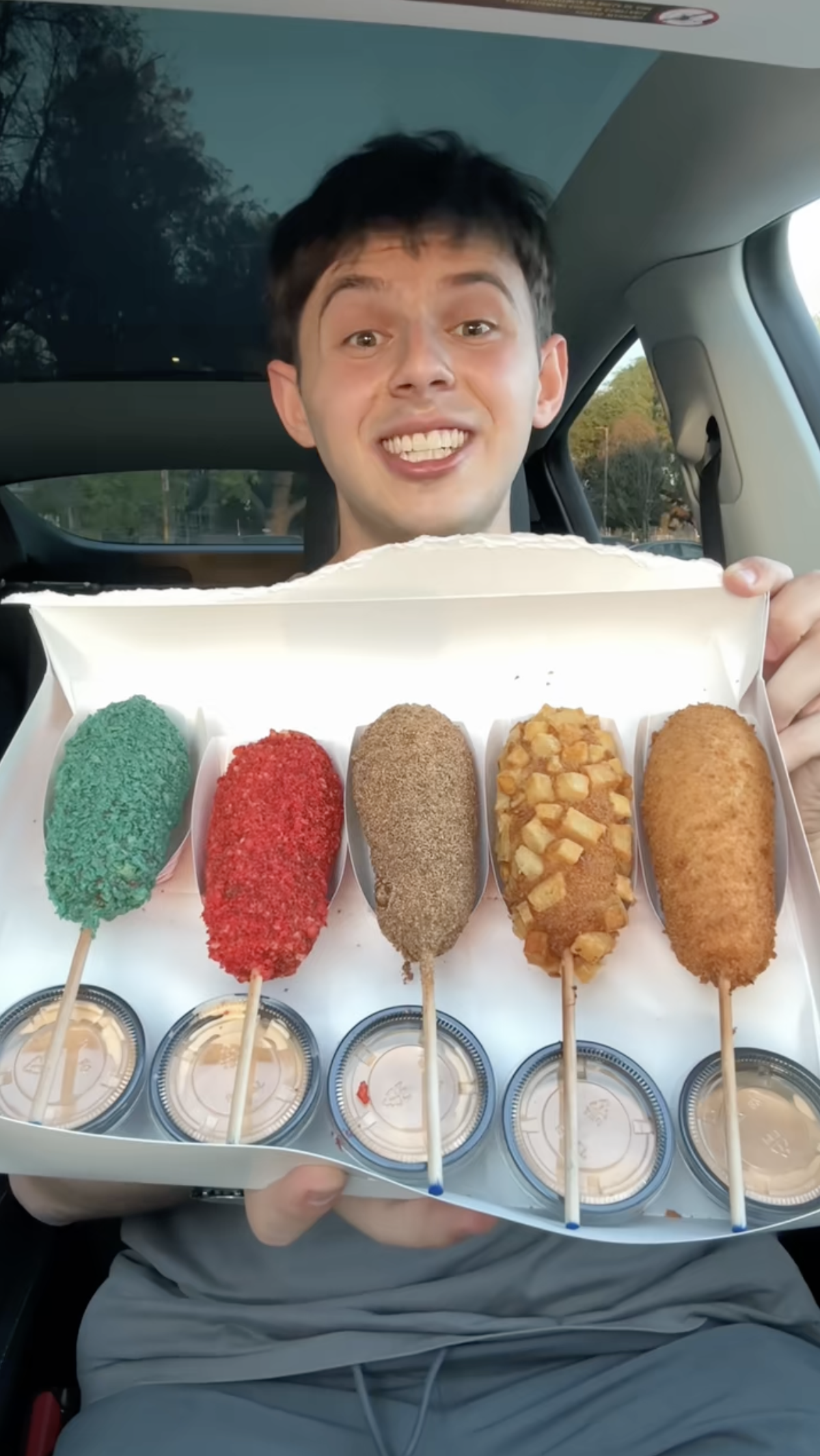 Korean corndogs and mochi donuts hit different in a mukbang