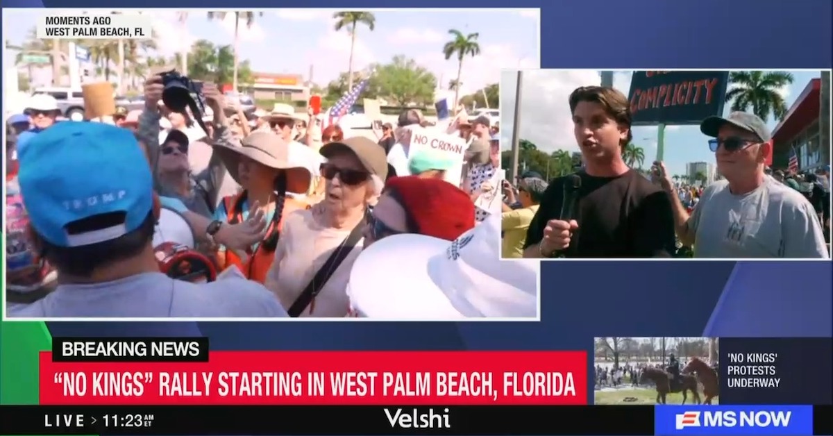 ‘Now you’re going to jail!’ Anti-Trump ‘No Kings’ protester tells MS ...