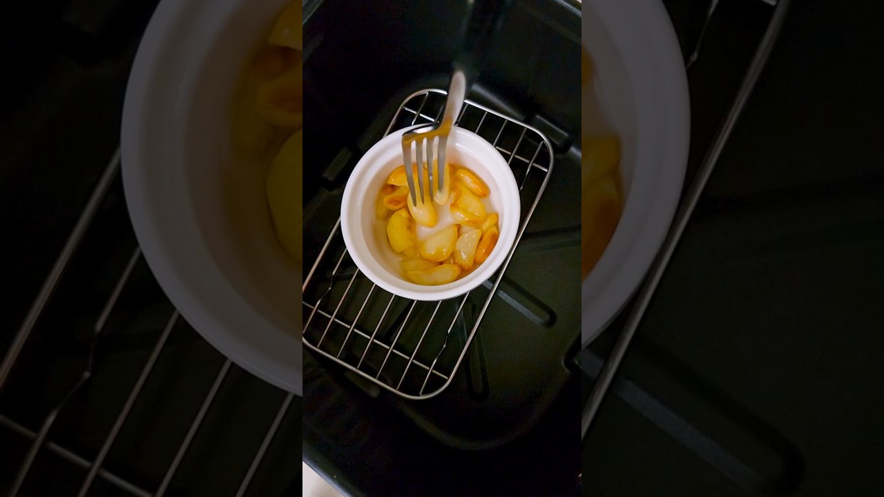 The fastest roasted garlic #airfryer