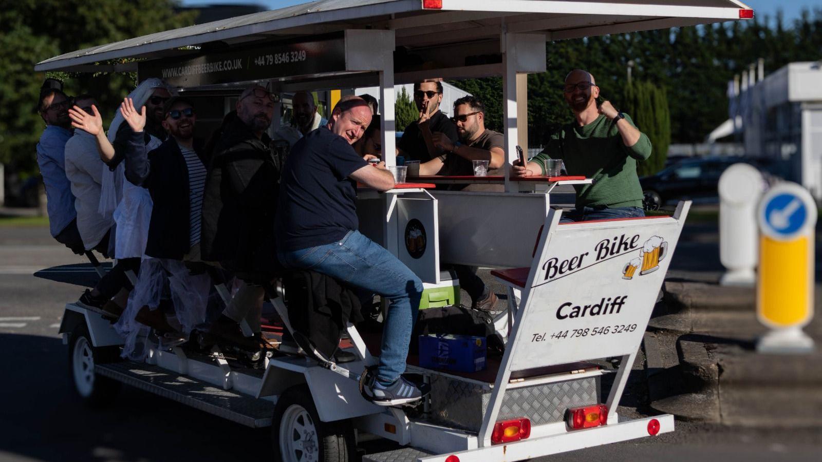 Councillors in England say 'Trojan Horse' beer bike firm can operate in ...