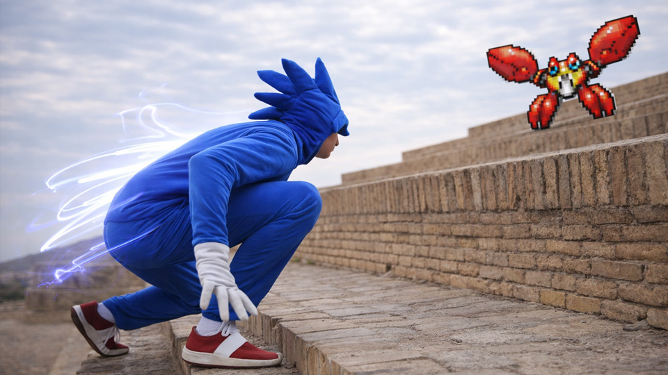 Sonic 2 in real life parkour shows fast action