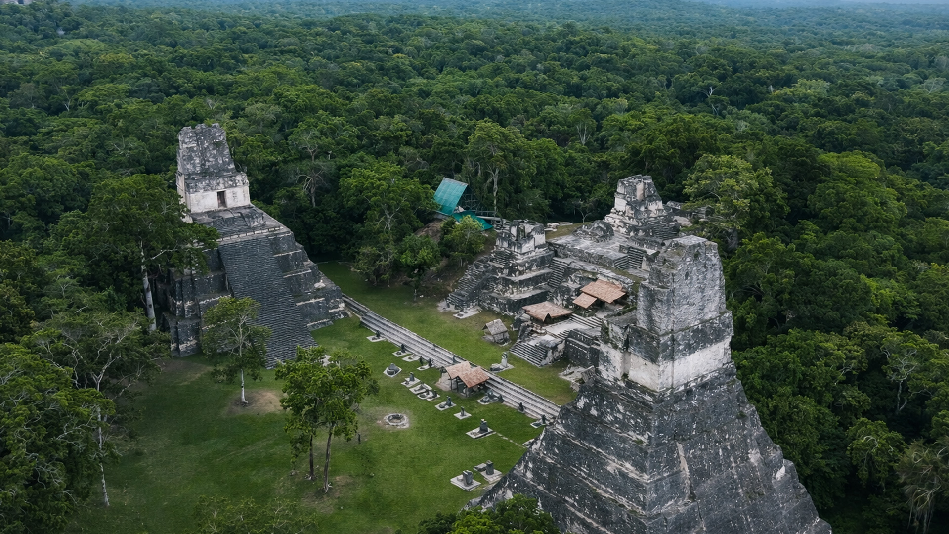 Ciudad antigua oculta en lo profundo de la selva