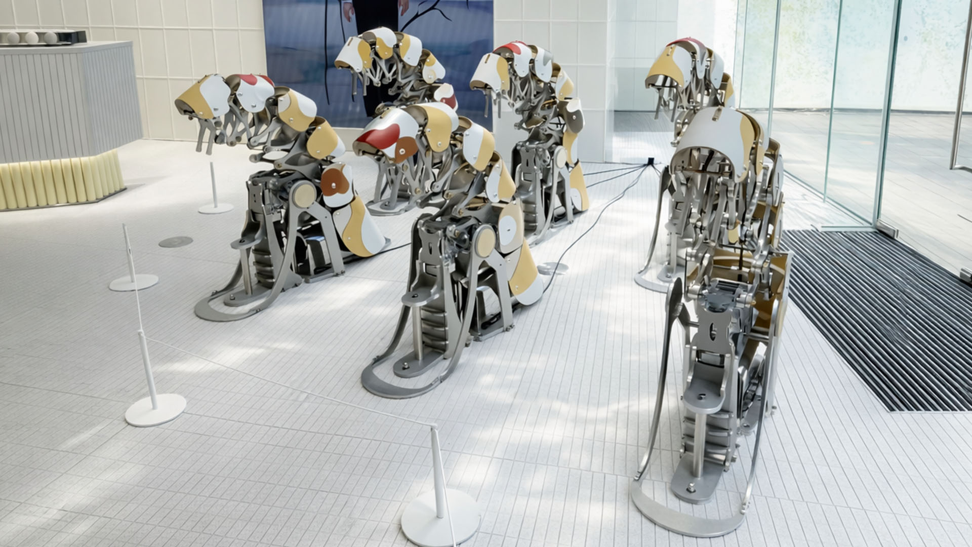 These robots in China look like machines but draw human attention