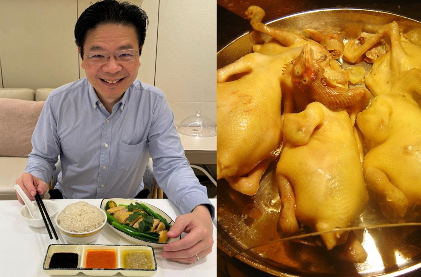 PM Wong tries Wenchang chicken in Hainan; 'Is it better than ours?' ask ...