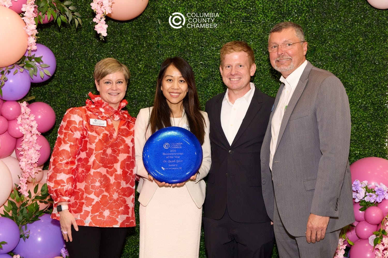 Dr. Quynh Spicer named Columbia County's businesswoman of the year