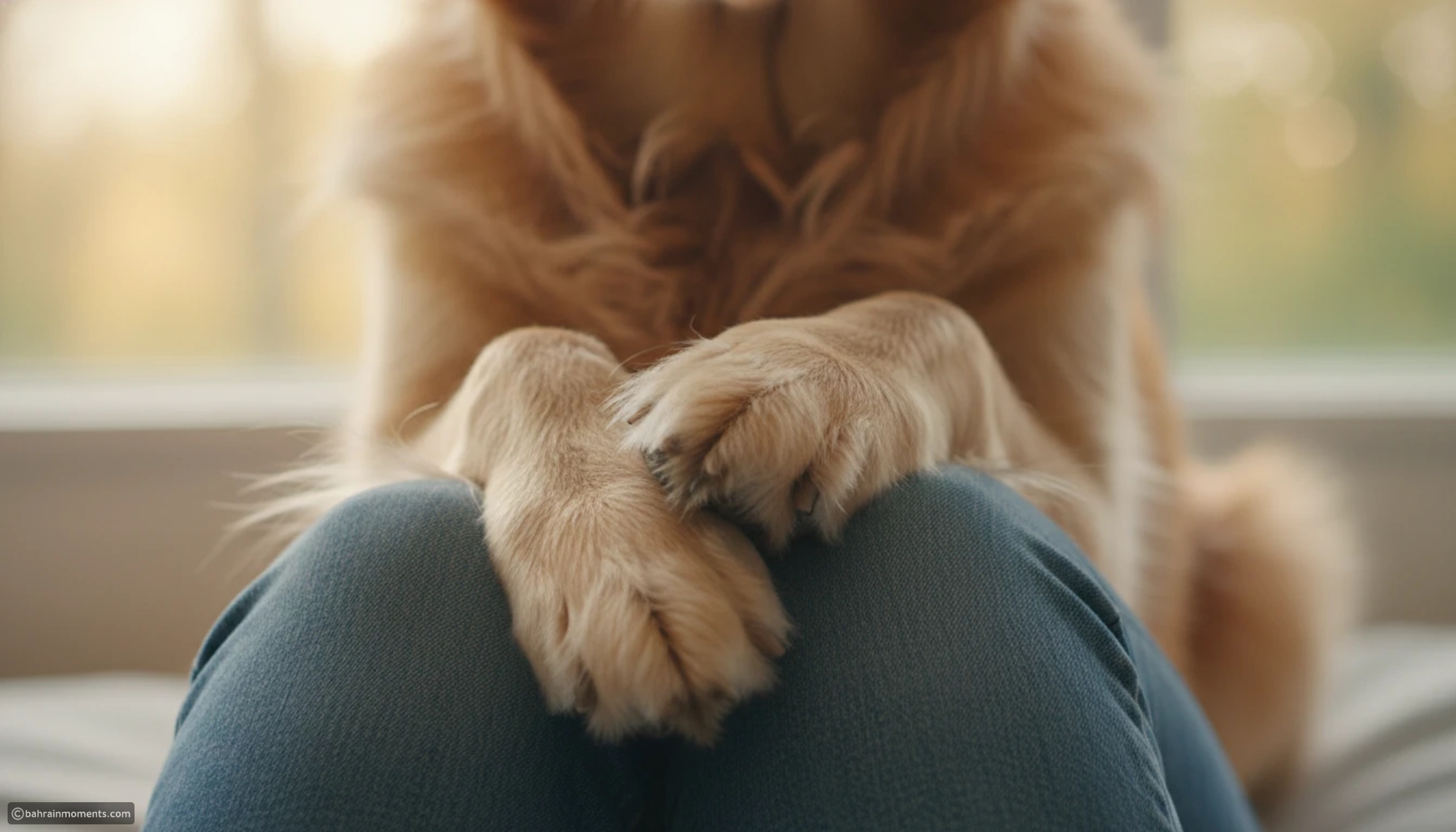 Why dogs put their paws on you and what they are trying to say