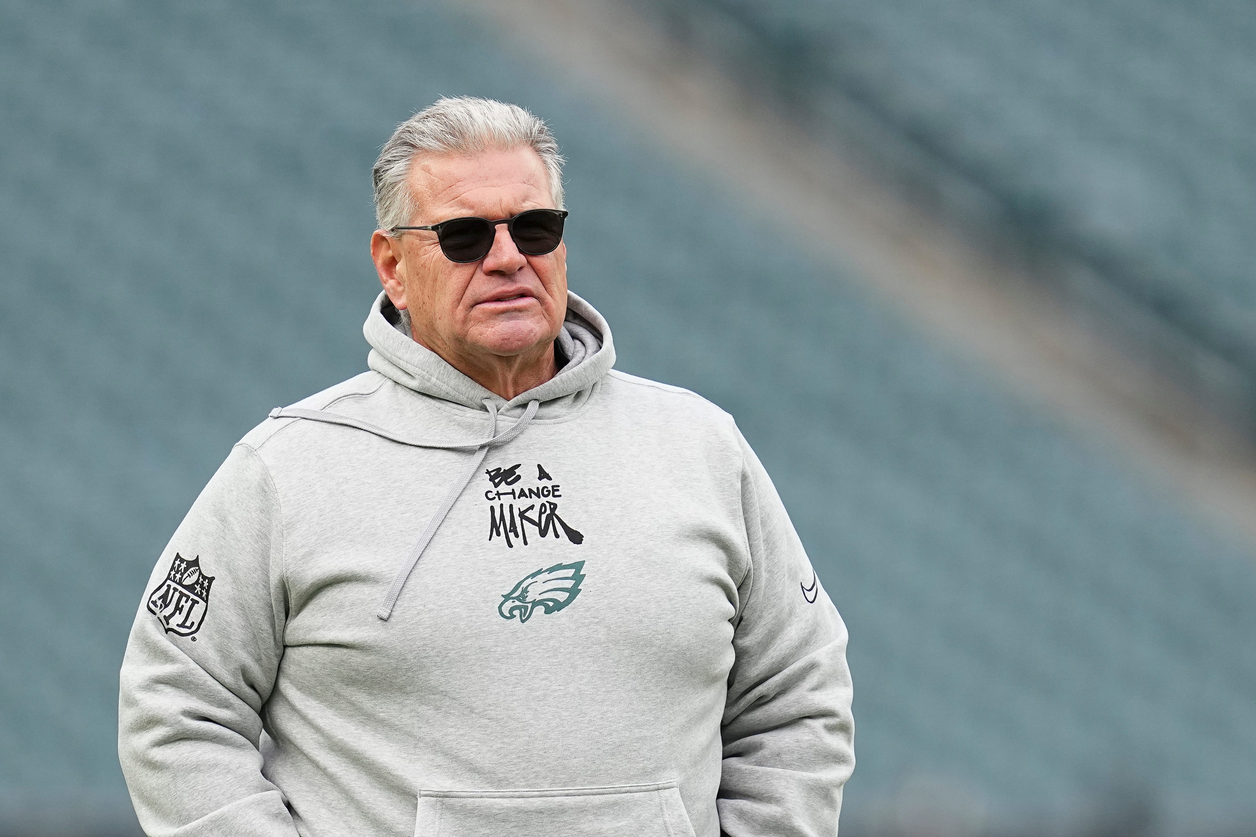 Jeff Stoutland chats with an Eagles legend about his departure