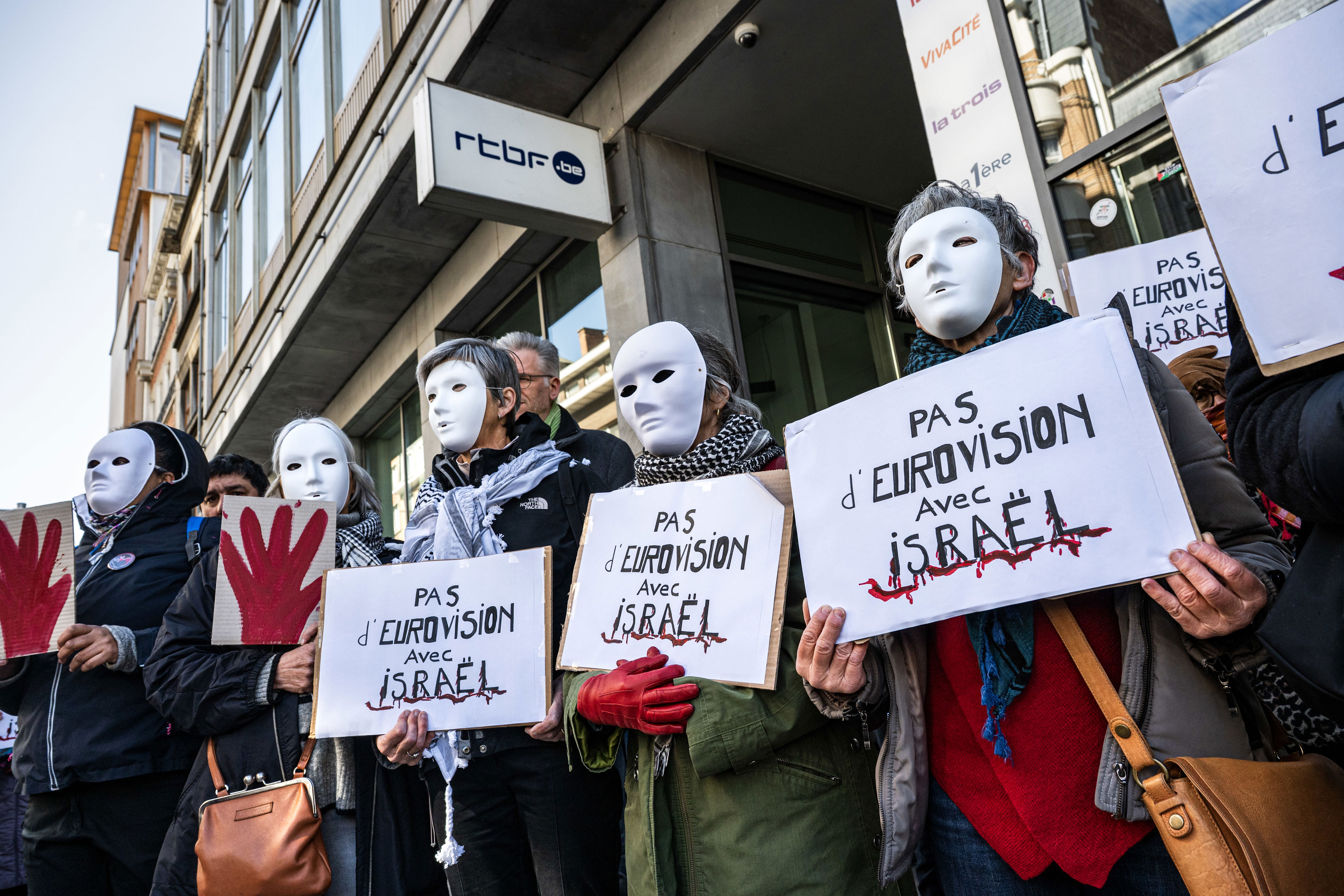 Eurovision 2026 - Une manifestation à Namur contre la participation de ...