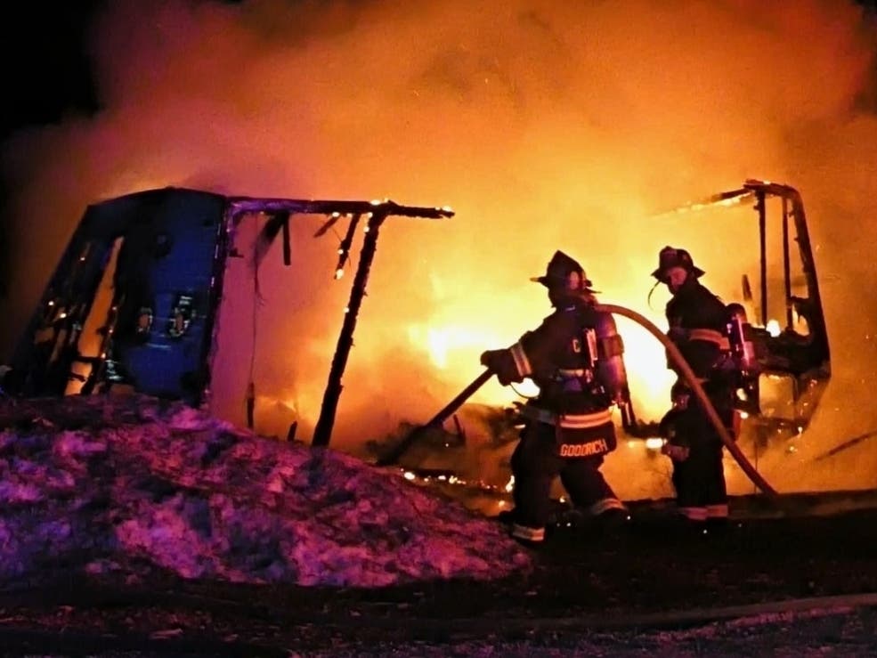 Abandoned camper fire on South Main Street knocked down by Concord Fire ...