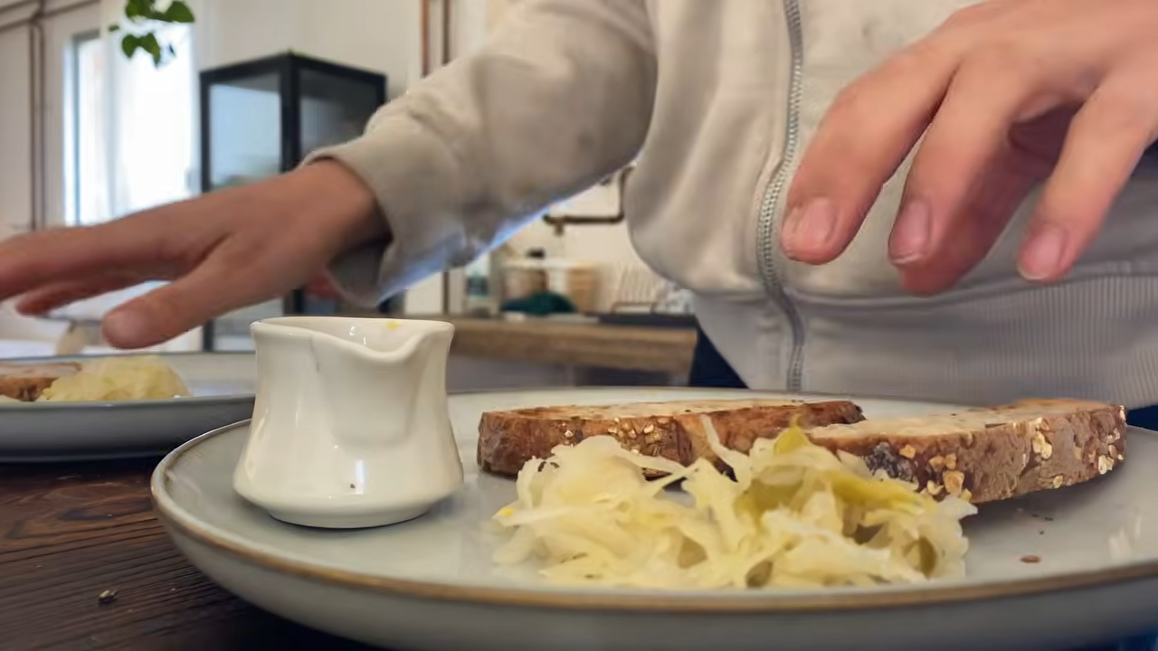 A fresh and healthy organic morning meal