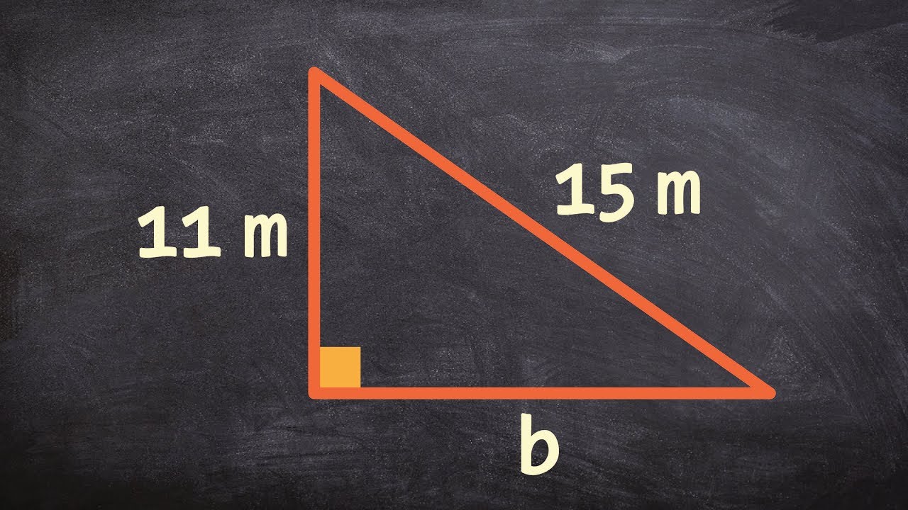 Given two sides of a triangle, determine the missing length
