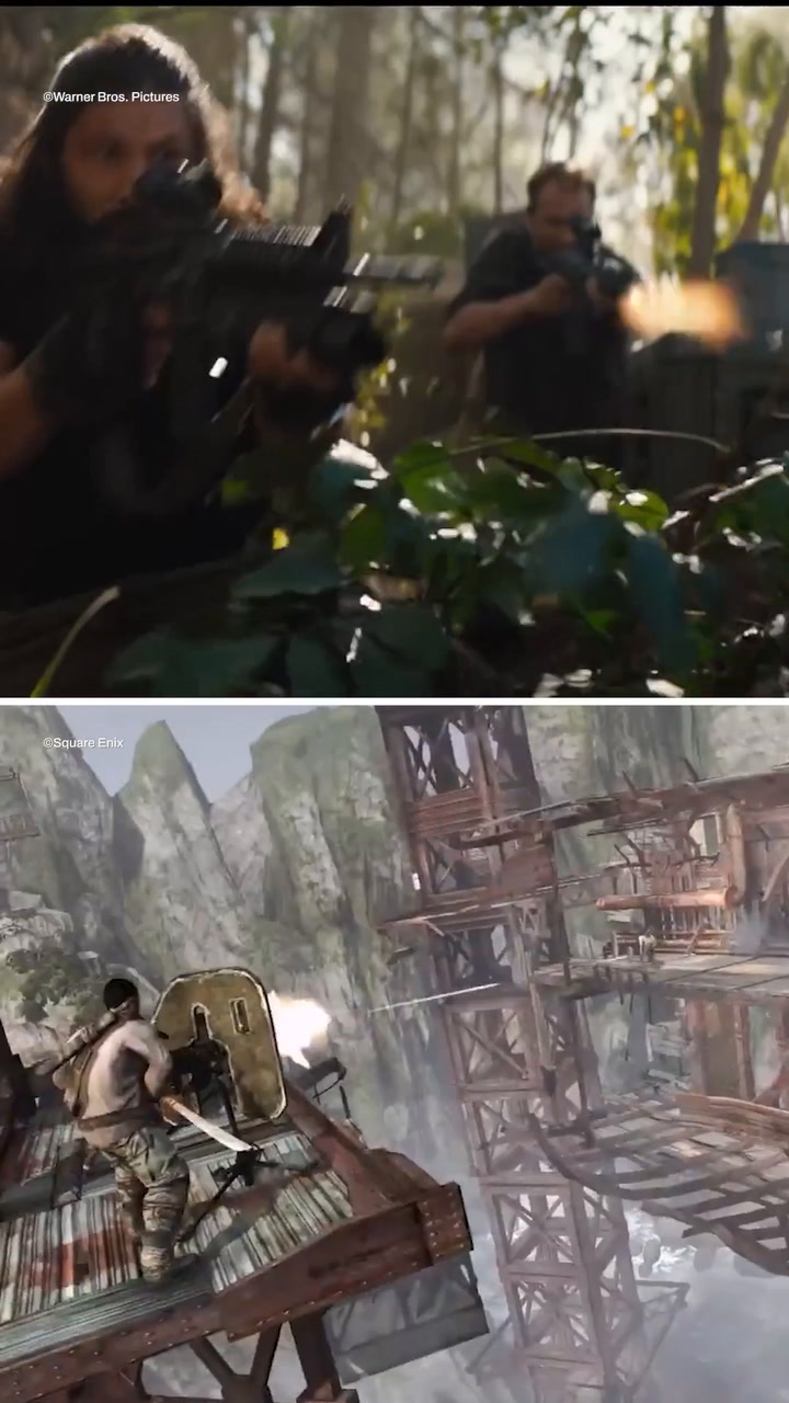 Tomb Raider game vs. movie