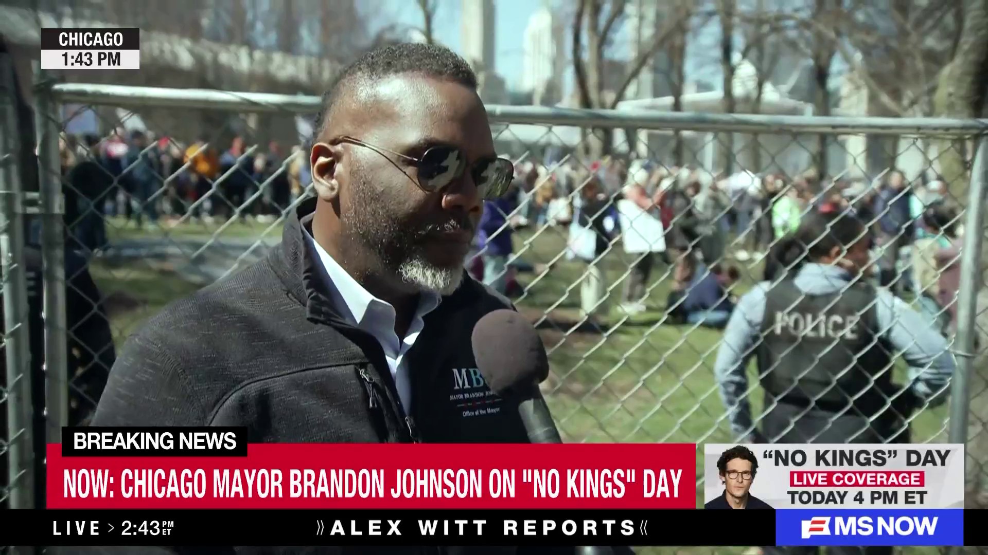 "We're stronger when we stand together": Chicago Mayor Brandon Johnson ...