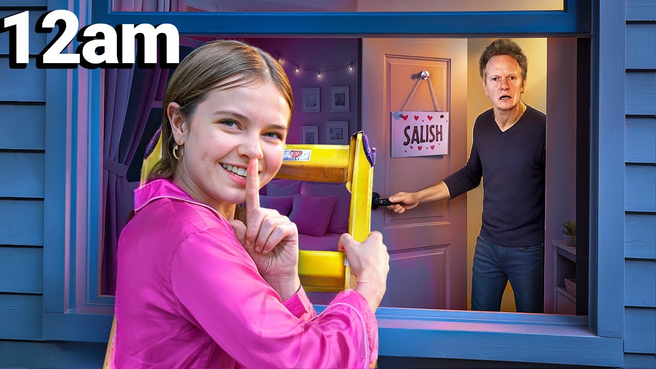 I caught my daughter sneaking out! 😱