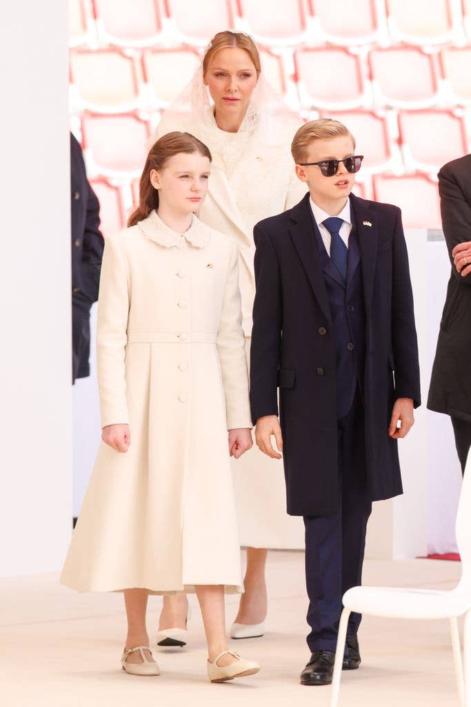 Princess Charlene shares rare picture with lookalike twins, 11, in ...