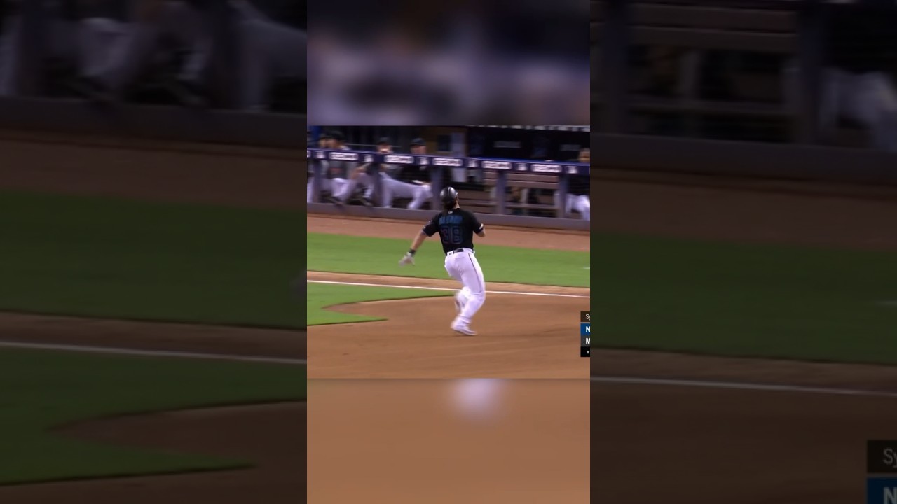 This 6’3”, 230 lb catcher is faster than Ronald Acuna