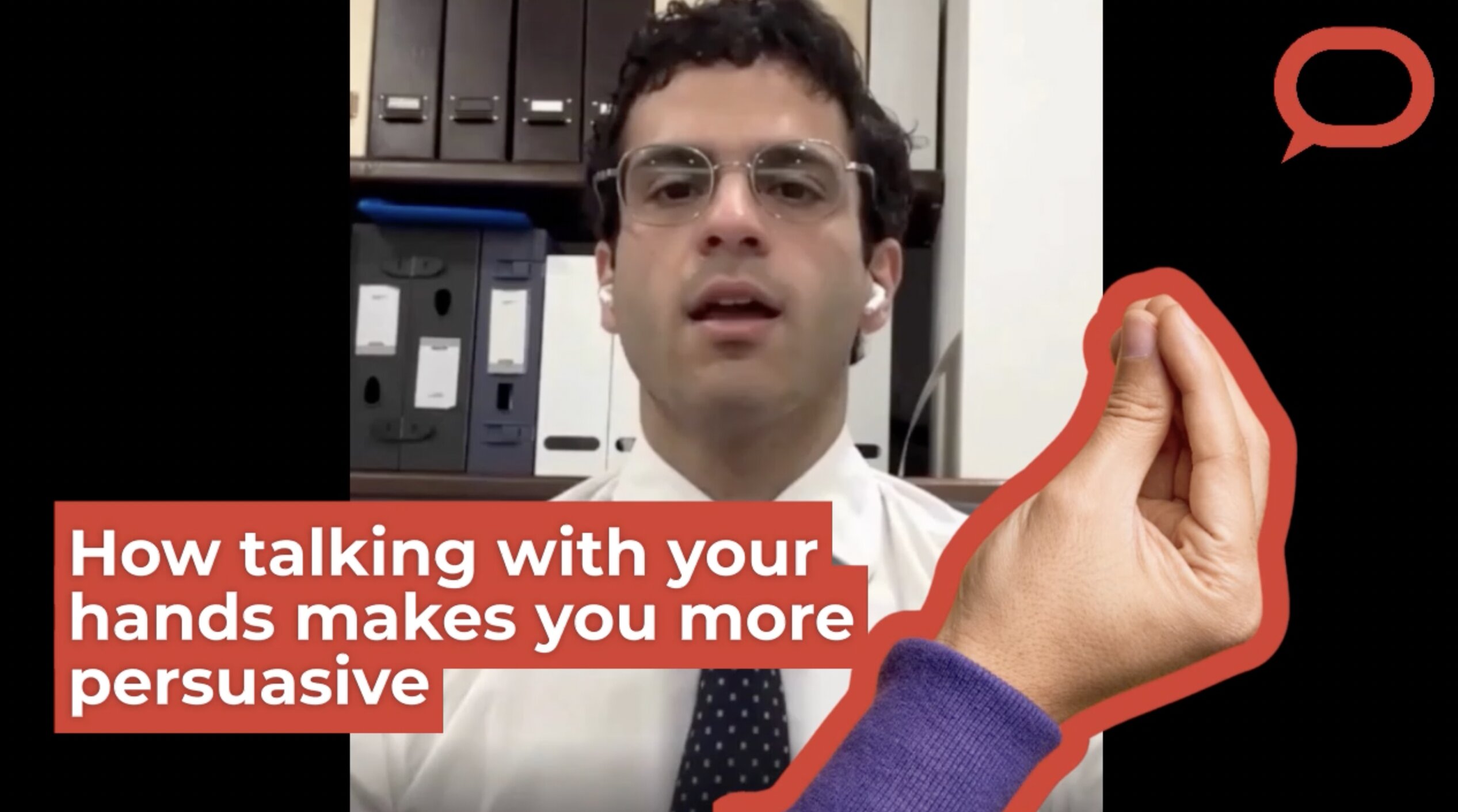 How talking with your hands makes you more persuasive