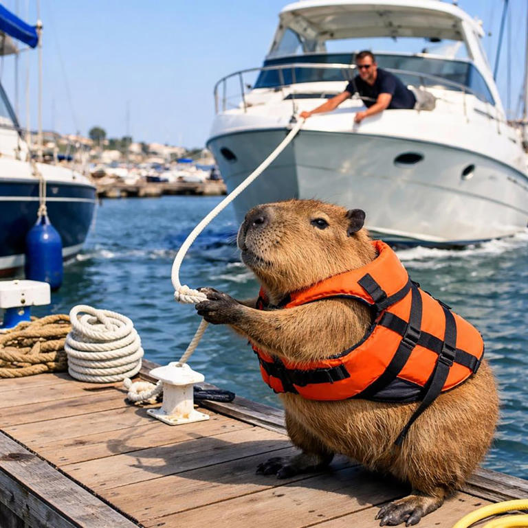 Escaped capybara, largest rodent in world, becomes social media sensation