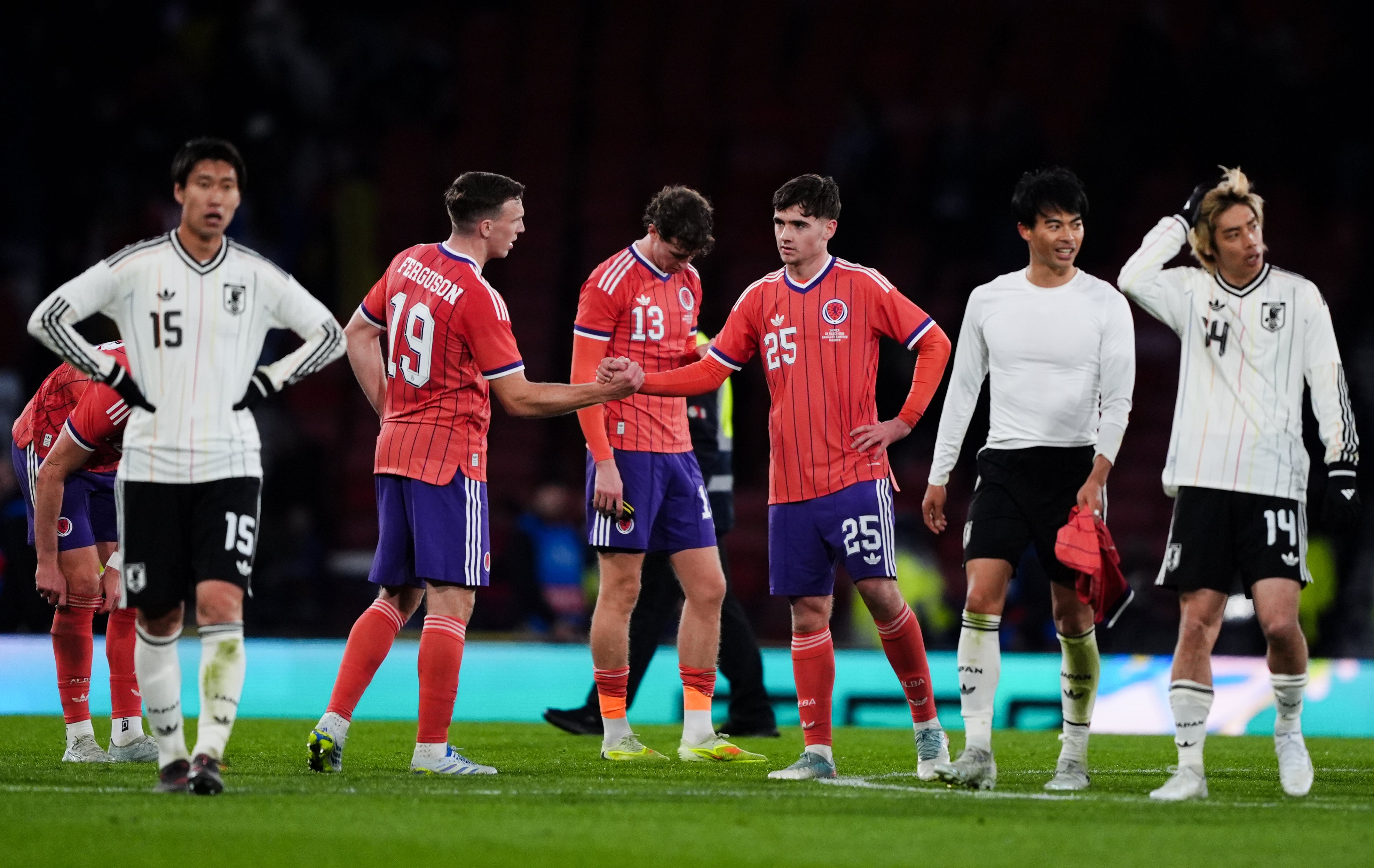 Japan strike late to beat Scotland at Hampden