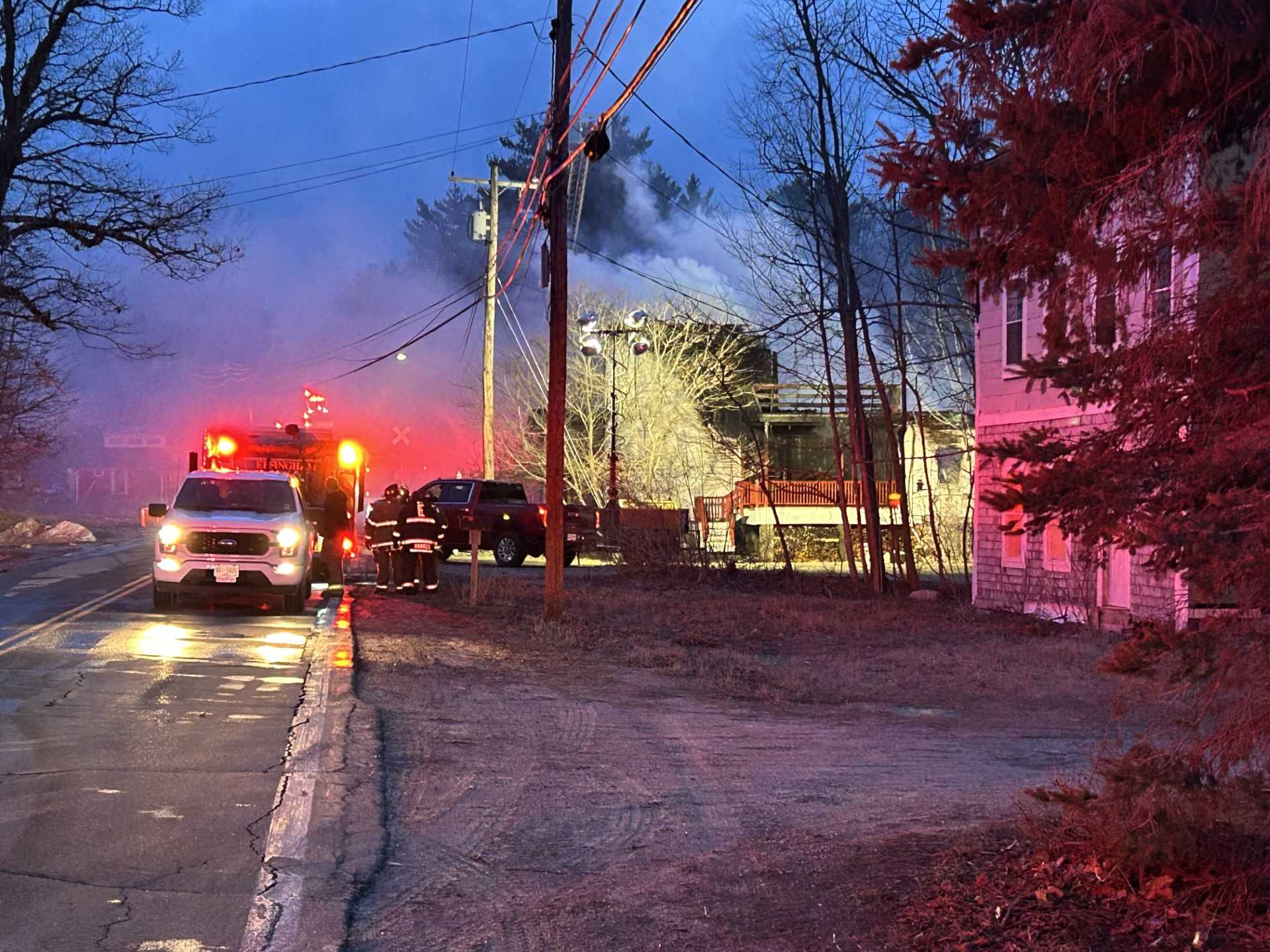 Home a total loss after fire in Wakefield
