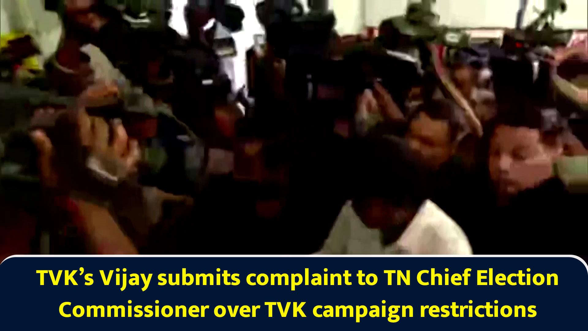TVK’s Vijay submits complaint to TN Chief Election Commissioner over ...