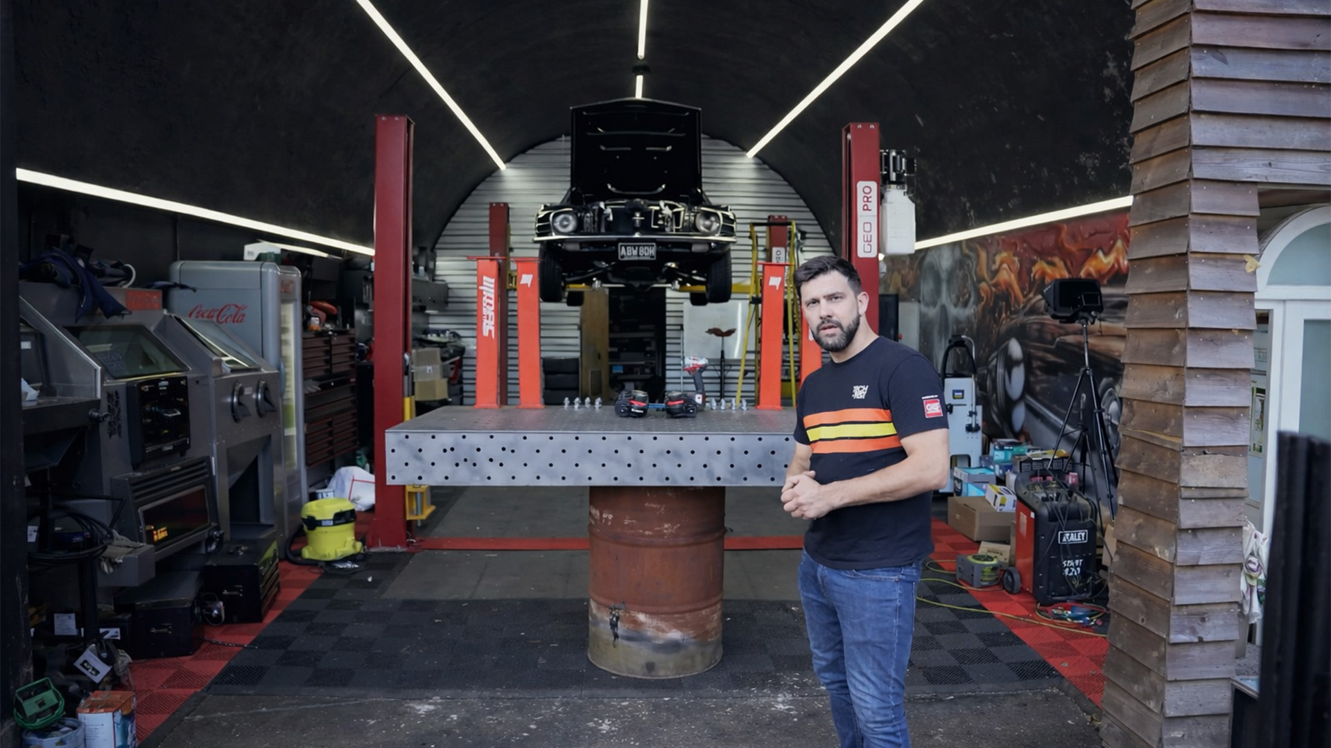 From abandoned fort to dream garage