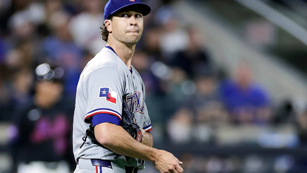 Texas Rangers remove Jacob deGrom from start due to neck stiffness