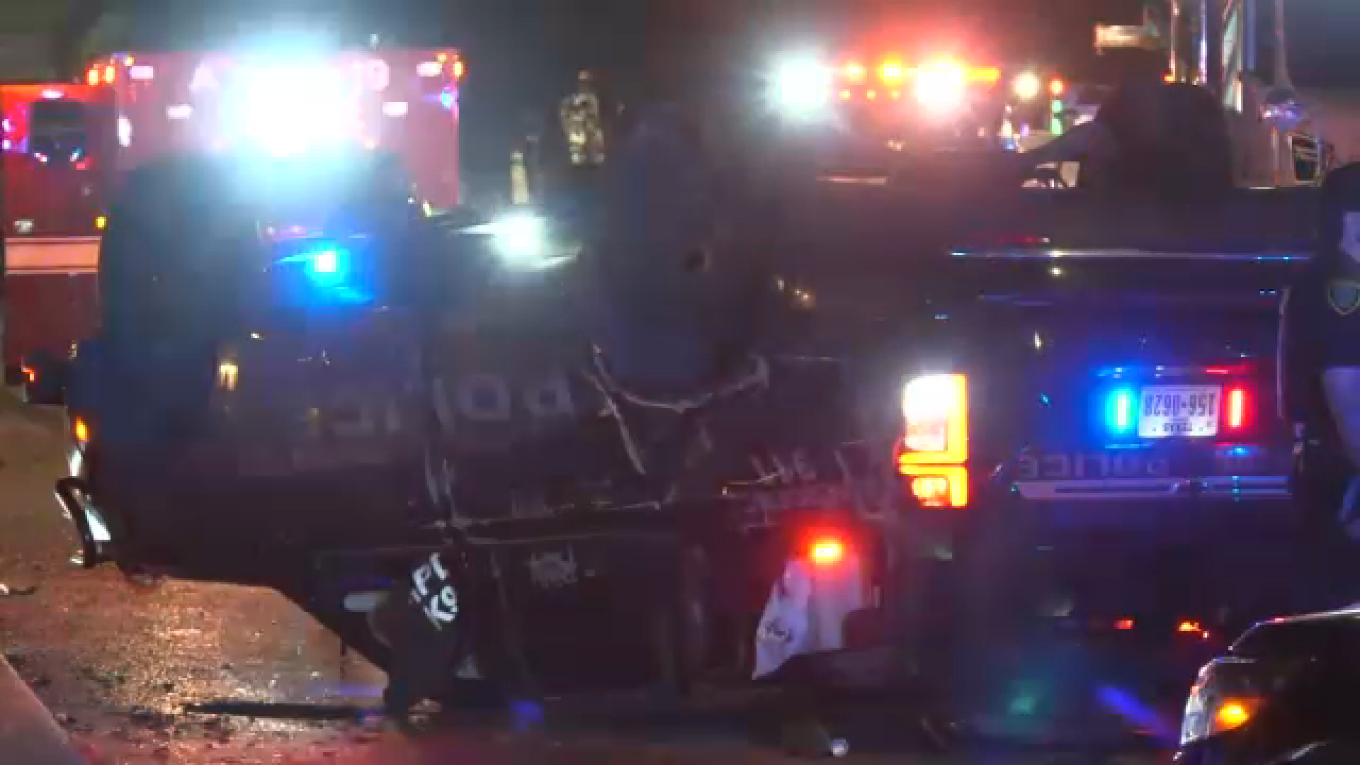 HPD officer and K9 injured in crash that flipped police cruiser in ...