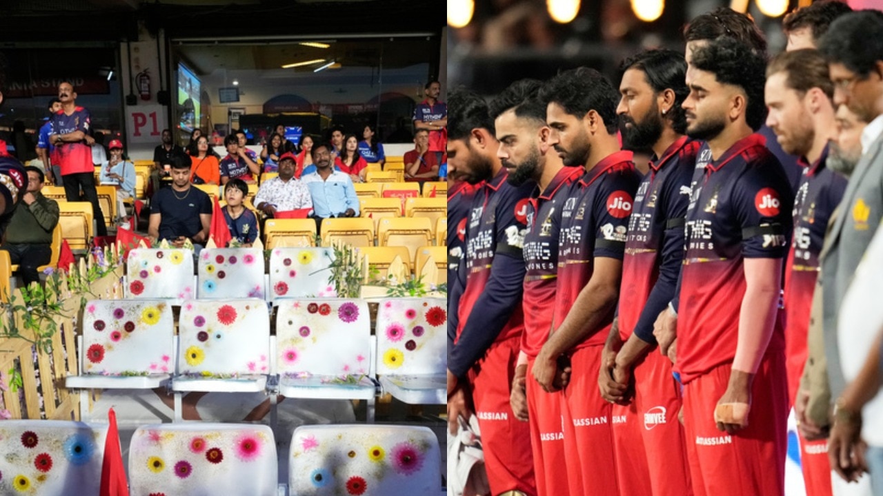 RCB pays tribute to stampede victims with one-minute silence before IPL ...