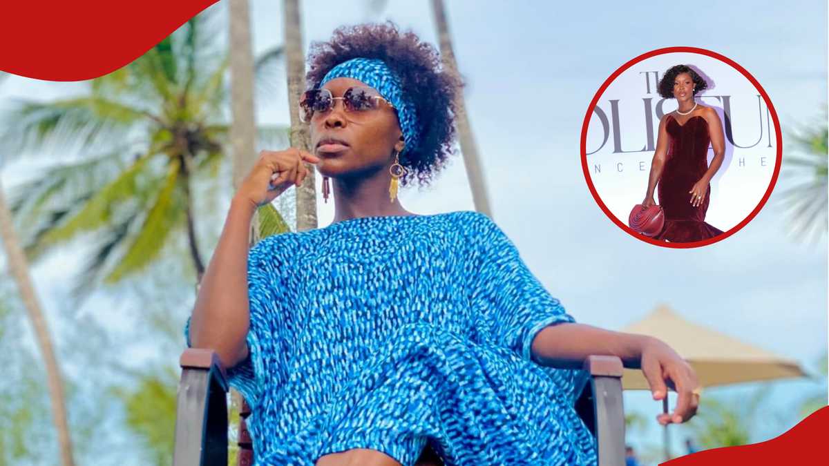 Awinja stuns in lovely gown during King Kaka’s album launch