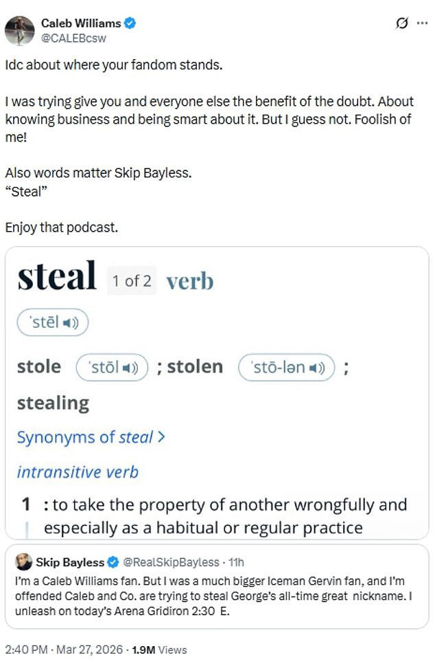 NFL quarterback and Skip Bayless clash in angry social media feud over ...