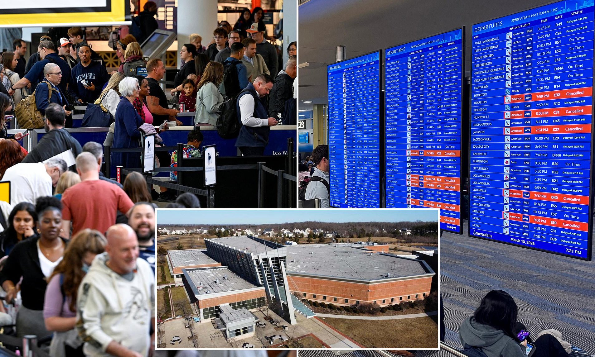 Ground stop issued for all three Washington DC-area airports after ...