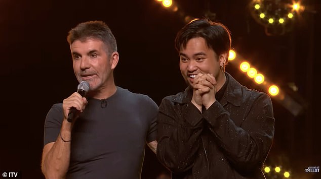 Simon Cowell hits golden buzzer for singer Matty Juniosa as Britain's ...