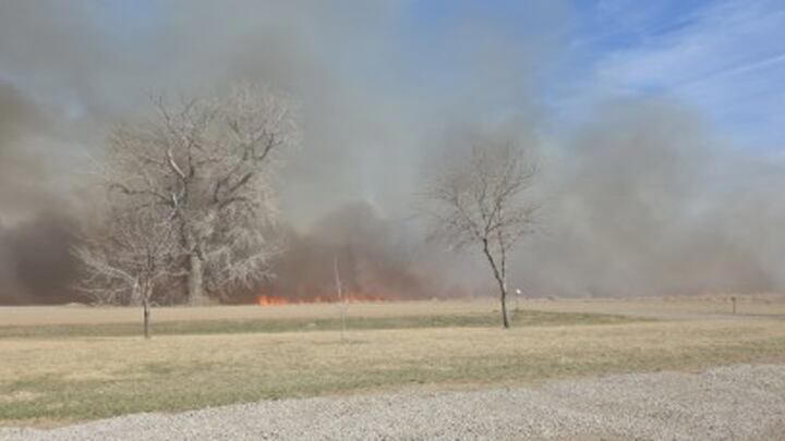 Western Iowa wildfire prompts evacuations, one person hurt