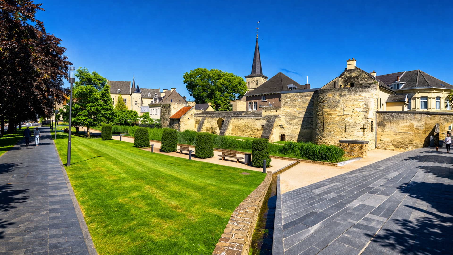 Valkenburg Netherlands Historic Town Limburg (4K)