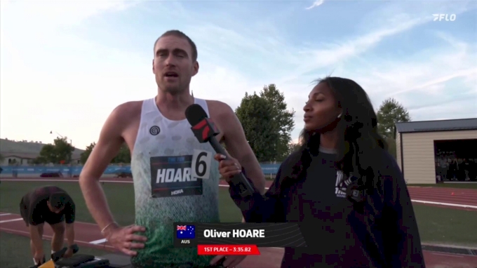 Oliver Hoare edges 1500m win in thrilling finish at The Ten