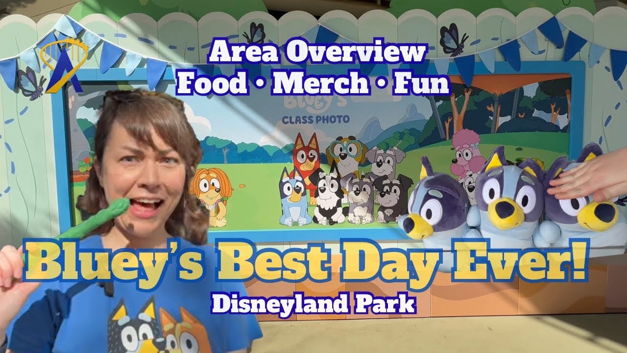 Bluey's best day ever! Food, play, and merch overview from Disneyland