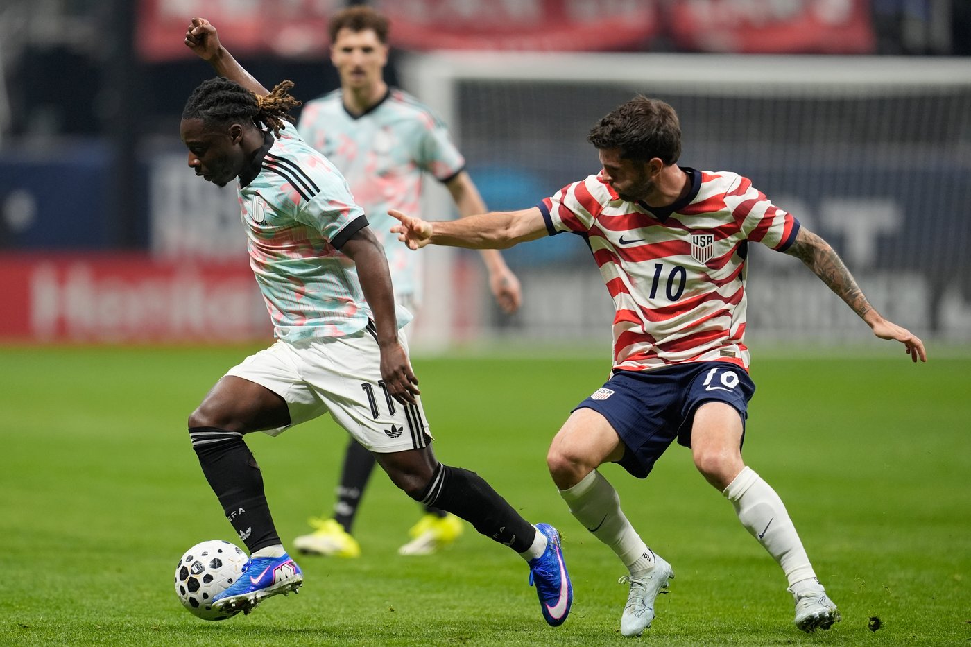 US team with big World Cup dreams gets a dressing down from Belgium
