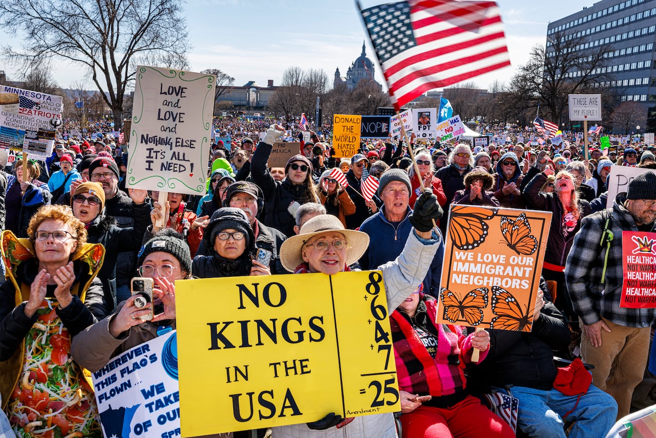 'No Kings' protests take aim at war on Iran, Trump's actions