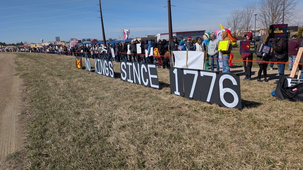 Thousands gather in Dubuque for largest protest in city history