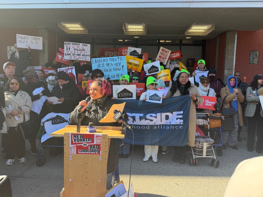 Tenants demand action on neglect and soaring rents in East Harlem